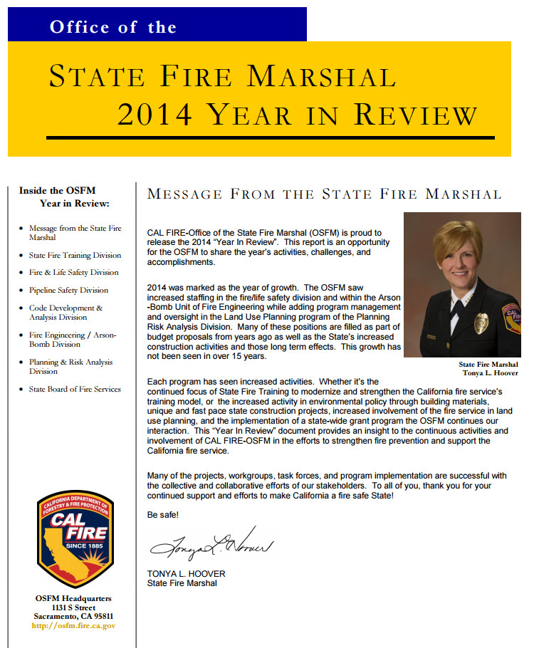 OSFM - Year In Review - State Fire Marshal - CaliforniaFireMechanics ...